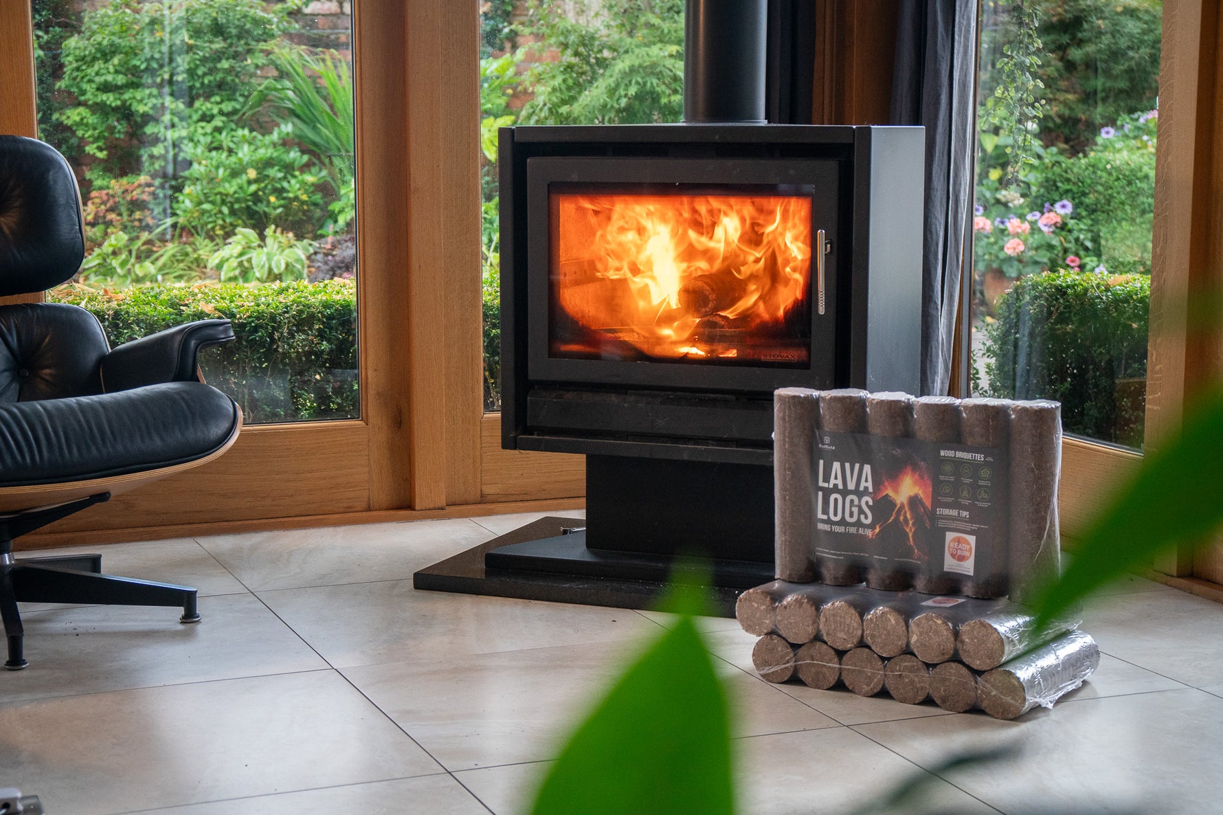 Lava Logs Premium Wood Briquettes in Bulk Sizes & Pallets – Duffield Timber