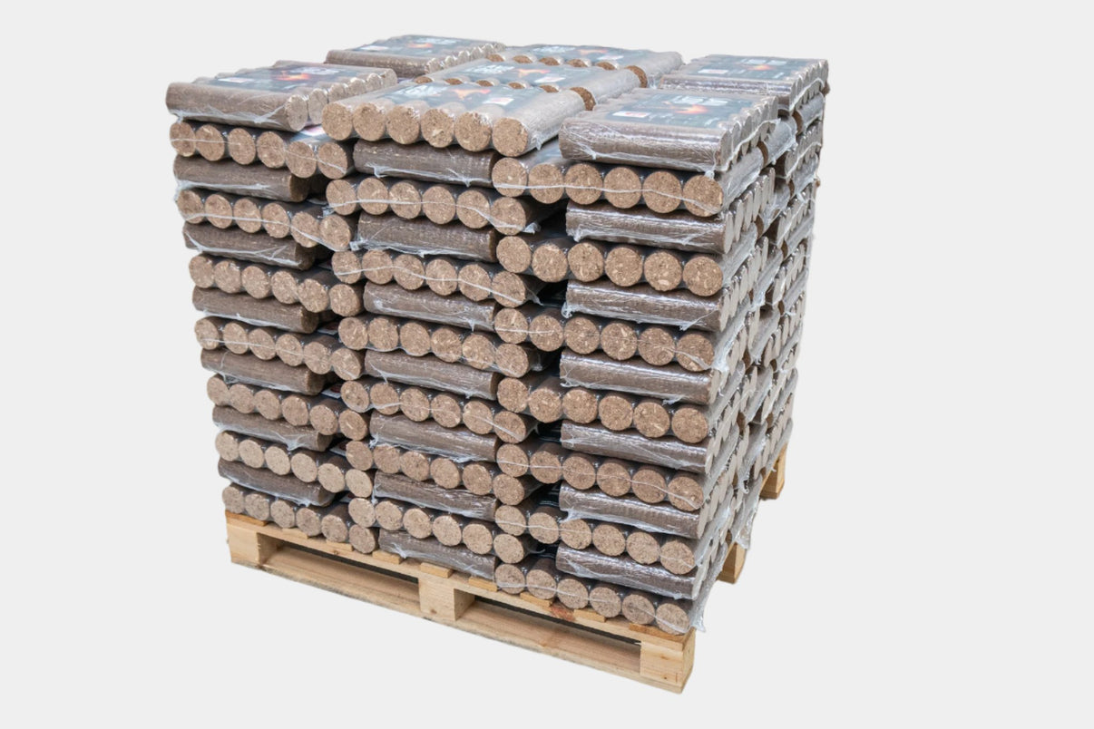 Lava Logs Premium Wood Briquettes in Bulk Sizes & Pallets – Duffield Timber