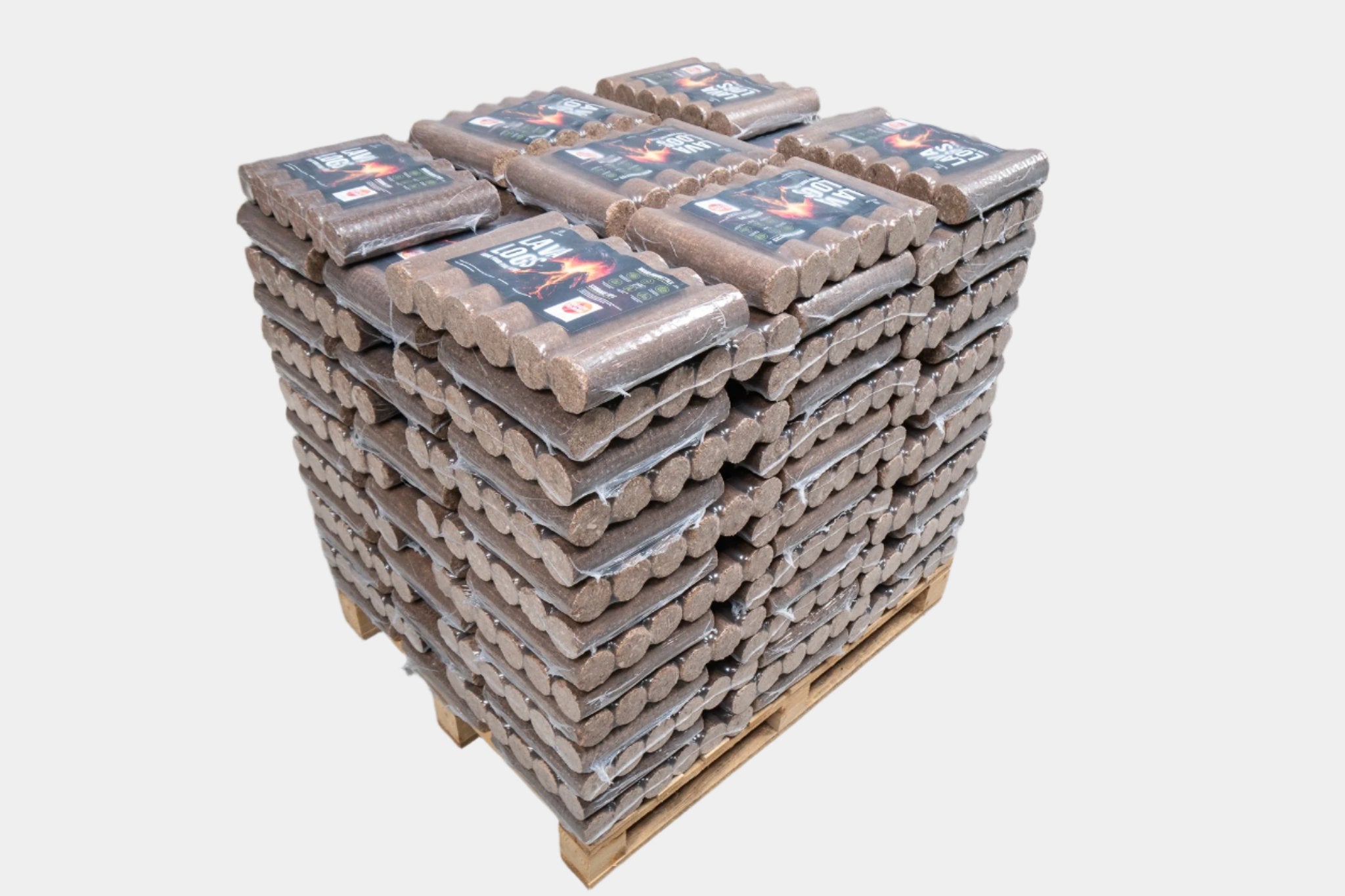 Lava Logs Premium Wood Briquettes in Bulk Sizes & Pallets – Duffield Timber